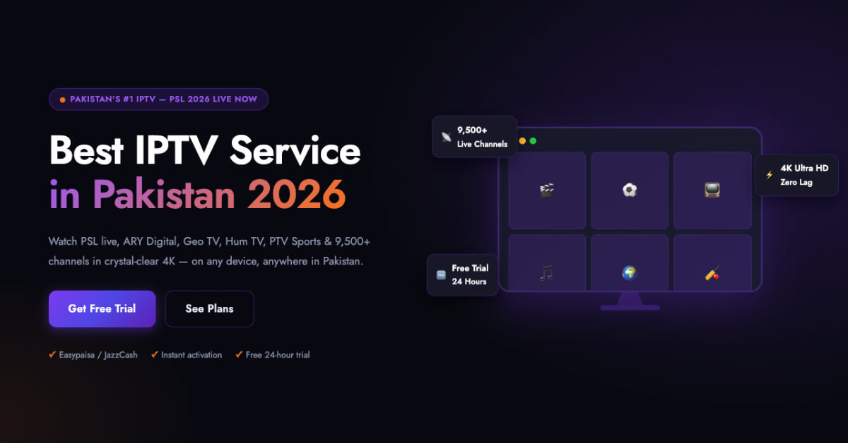 Best IPTV Service in Pakistan 2026 | SmartCast IPTV | PKR 399/Month ...
